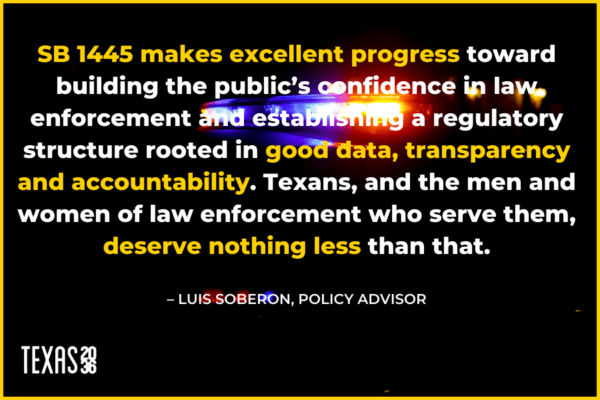 What you need to know: TCOLE reform - Texas 2036