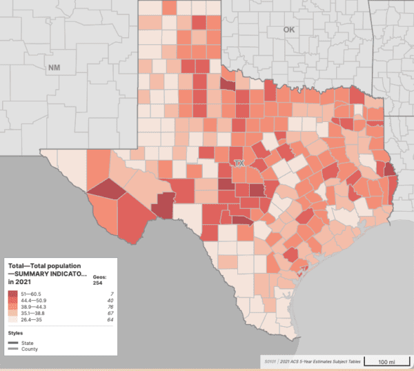 In an aging nation, Texas’ population remains one of the youngest ...